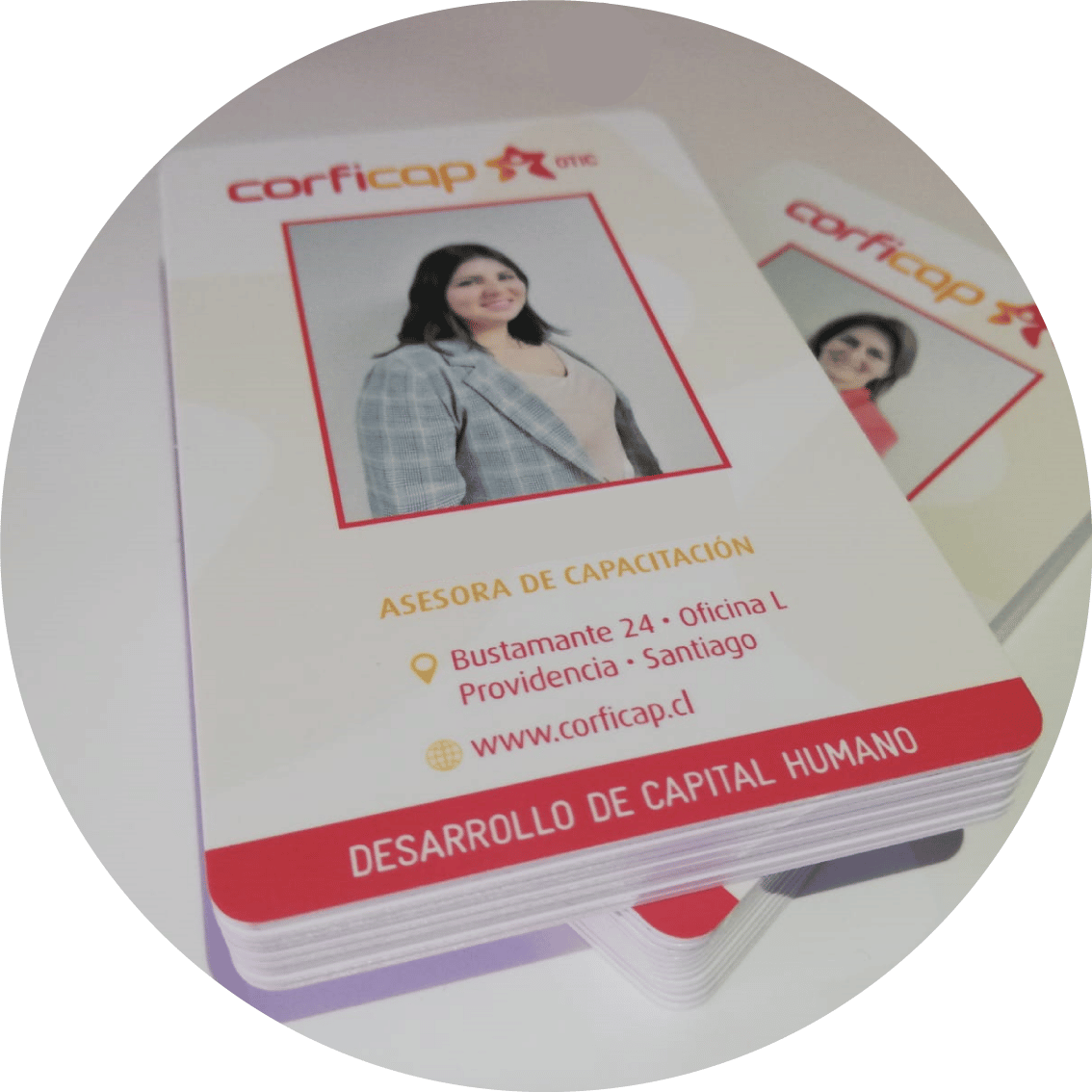 credenciales de identificacion corporativas de pvc rigido